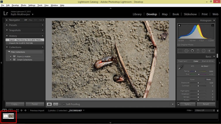 Match Total Exposure in Lightroom - Phowd